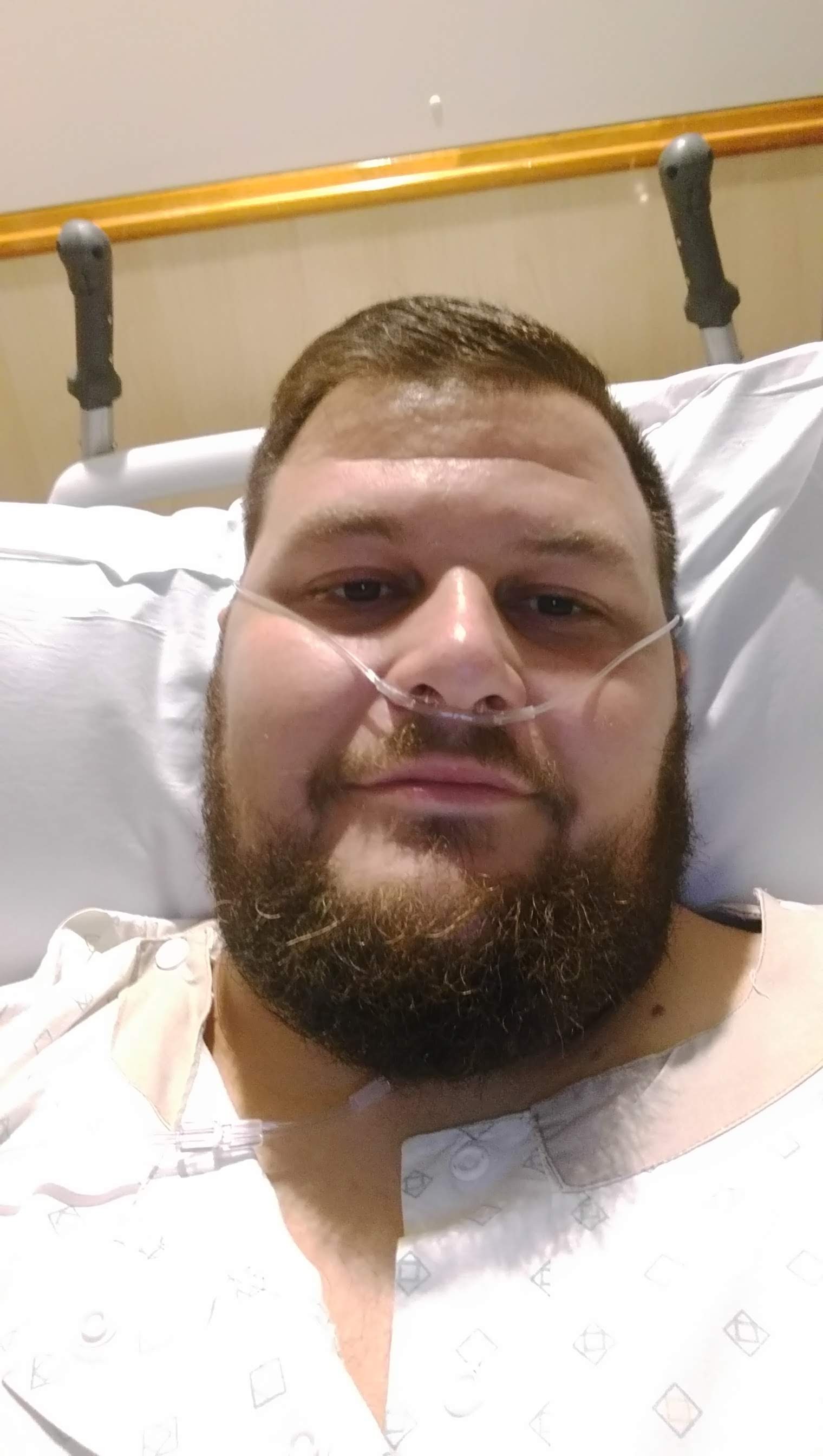 Luke weighed 191kg before a shocking prognosis from Dr George Hopkins